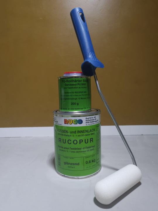 RUCO PUR 2K Außen- & Innenlack / Farbloser PU-Lack matt glänzend ...